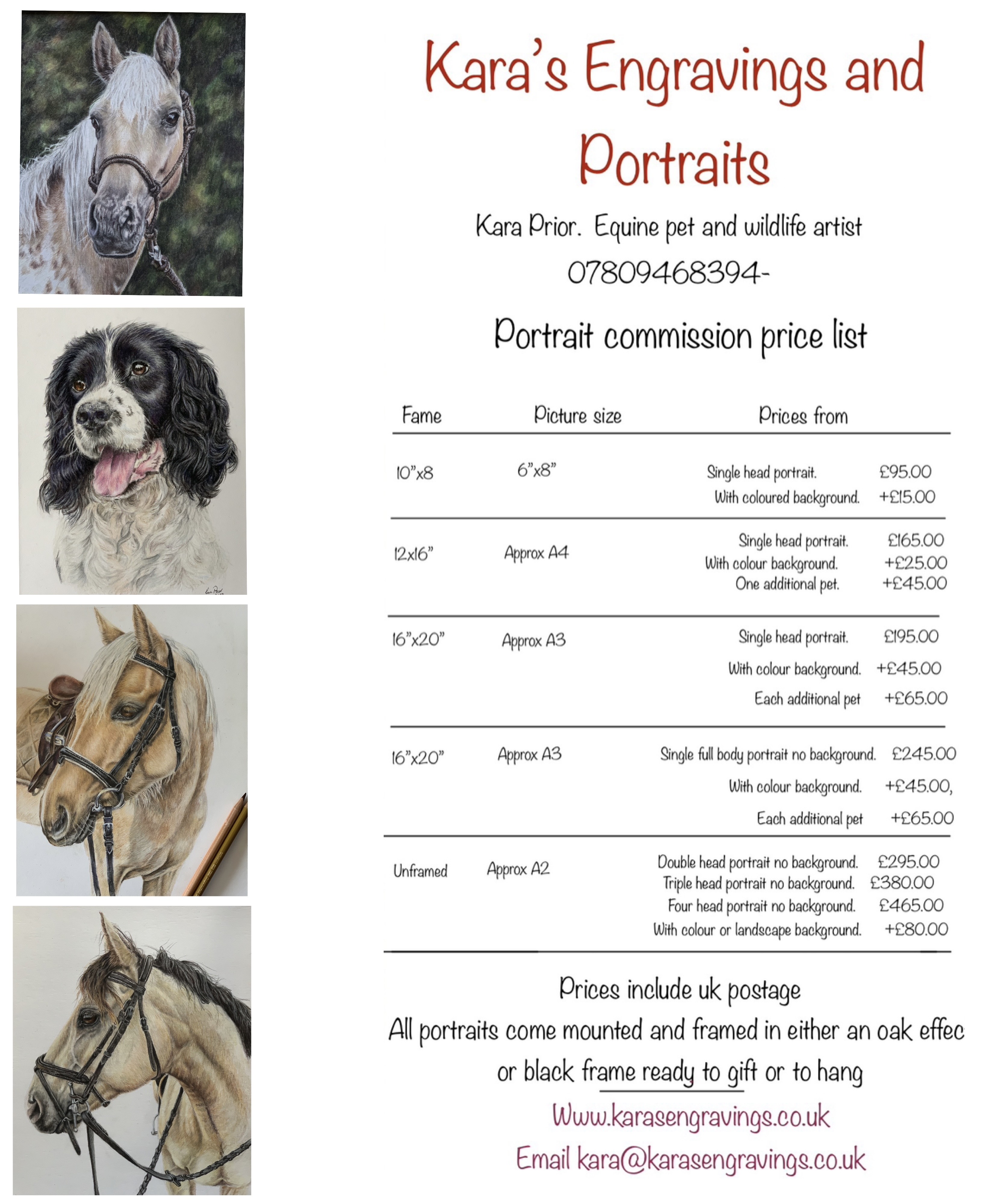 Commissioning a hand drawn portrait – Kara's Engravings & Fine art ...